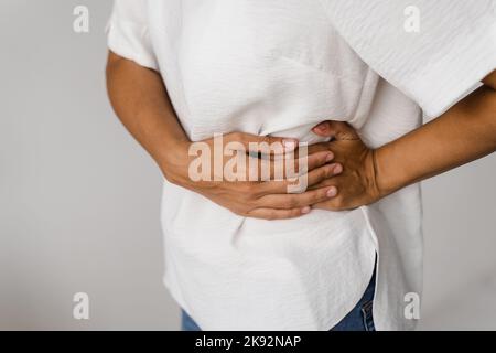 Woman with pelvic inflammatory disease. PID infection of one or more of ...
