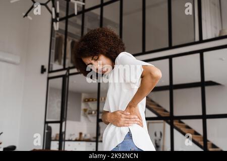 Woman with pelvic inflammatory disease. PID infection of one or more of ...