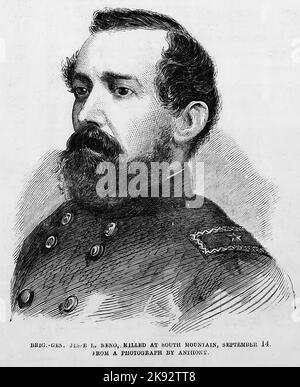 General Jesse L Reno, USA Civil War Stock Photo - Alamy