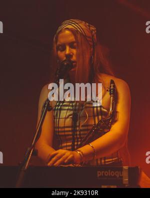 Milan, Italy, 25rd Oct 2022. Nilufer Yanya performs live at Circolo ...