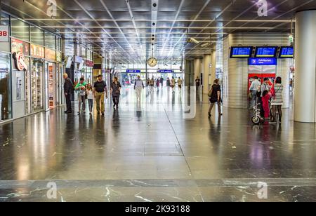people at train Station Prater in Vienna Stock Photo - Alamy