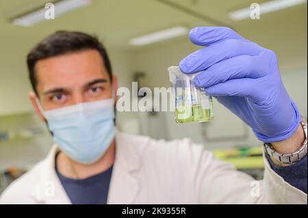 Scientist chemist at Forensic laboratory of Police Academy for CSI ...