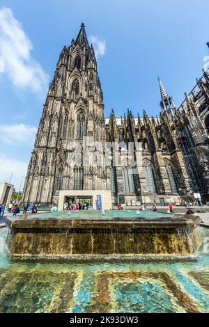 Historic View of Cologne Cathedral – Germany’s Gothic Landmark on the ...