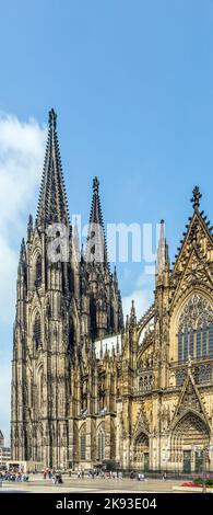 Historic View of Cologne Cathedral – Germany’s Gothic Landmark on the ...