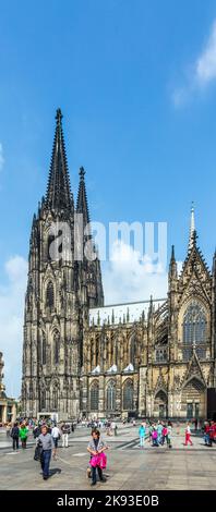 Historic View of Cologne Cathedral – Germany’s Gothic Landmark on the ...