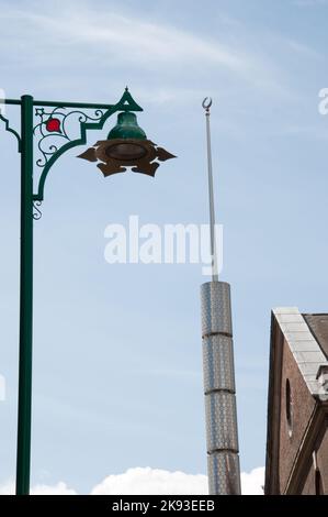 Minaret, Friday Mosque, Brick Lane, Tower Hamlets, London, UK Stock ...