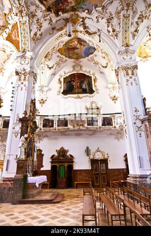 ANDECHS, GERMANY - JULY 11, 2011: famous baroque cloister of Andechs ...
