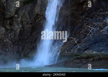Waterfall in the Stephens Passage, Alaska Stock Photo - Alamy