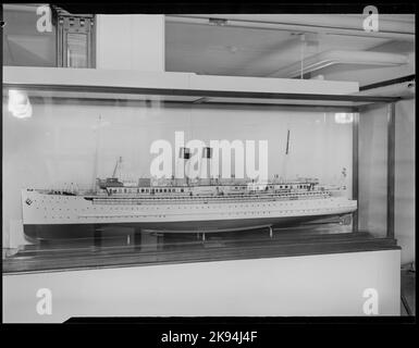 Model of the train ferry King Gustaf V Stock Photo - Alamy