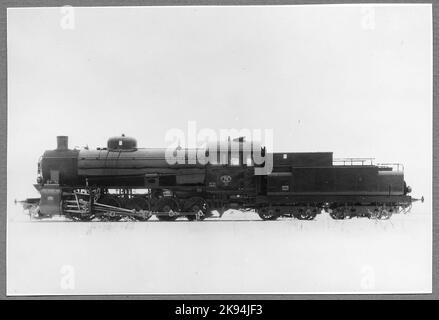 Gävle - Dala Railway, GDJ R3 70 with ore train. Scrapped in 1963 Stock ...