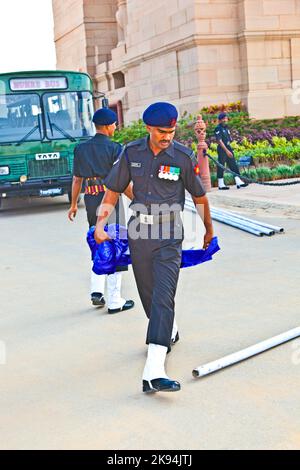 NEW DELHI, INDIA - NOVEMBER 18: A view of newly inaugrated modern bus ...