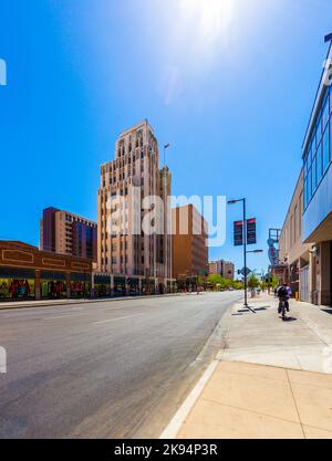 famous Art Deco Luhrs Tower Stock Photo - Alamy