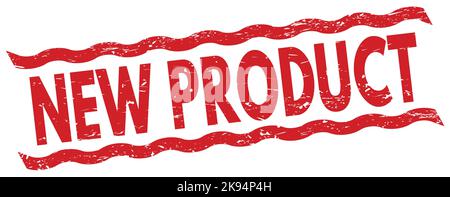 NEW PRODUCT text written on red round vintage rubber stamp Stock Photo ...