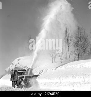 Snowfall in Storlien Stock Photo - Alamy