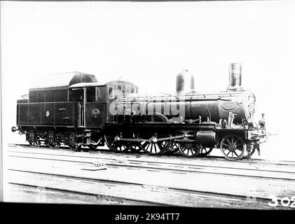 State Railways, SJ CC 550, sample with peat powder fire Stock Photo - Alamy