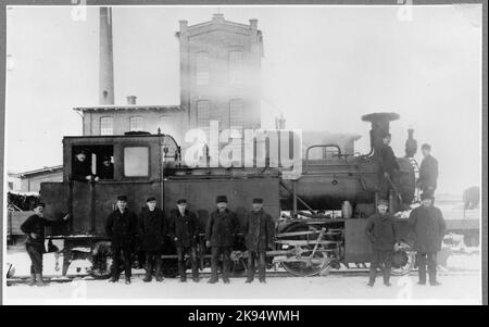 Hjo - Stenstorps Railway, HSJ Lok 6 "Gösta Posse Stock Photo - Alamy