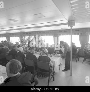 King's couple on board M/S Trelleborg Stock Photo - Alamy