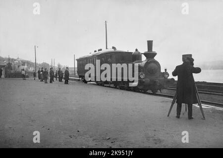 Halmstad - Nässjö Railway. HNJ Stock Photo - Alamy
