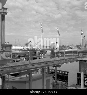 M/S Trelleborg, Bilramp Stock Photo - Alamy