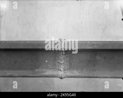 Welded rail joint Stock Photo - Alamy