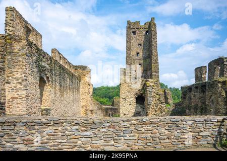 Okor - ruins of medieval castle near Prague Stock Photo - Alamy