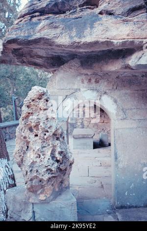The architectural details of the Badachu Park, Xishan, Beijing, China ...