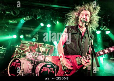 Oslo, Norway. 24th, October 2022. The Canadian heavy metal band Anvil ...