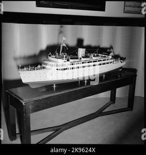 Model of the train ferry "Malmöhus Stock Photo - Alamy