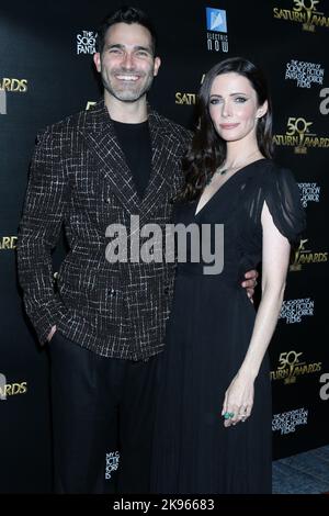 LOS ANGELES - OCT 25: Tyler Hoechlin, Elizabeth Tulloch at the 50th ...