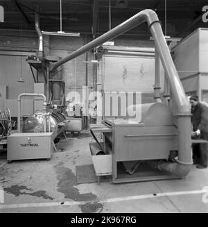 Vacuum cleaner for walking mats, carriage hall Hagalund Stock Photo - Alamy