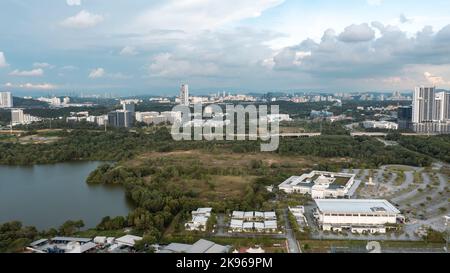Cyberjaya, Malaysia - October 13, 2022: Urban scenery of modern growing ...