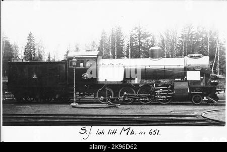 State Railways, SJ MB 651 Stock Photo - Alamy