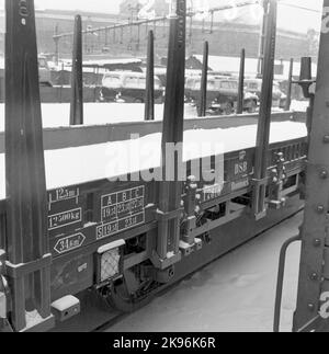 DSB, Danish State Banks, freight wagon T7818, detail construction and ...