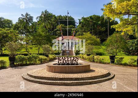 the Raffles Garden in Fort Canning Park Singapore. It is named after ...