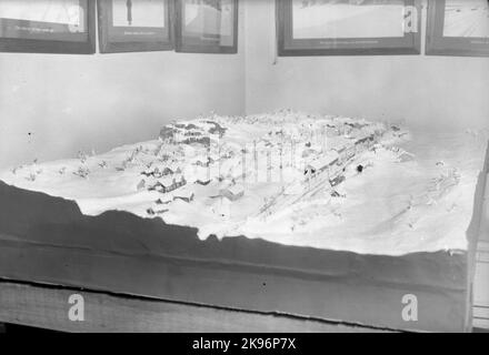 Model of Storlien after snowfall; Railway Museum Stock Photo - Alamy