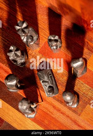 The Nativity Scene with African ebony figurines Stock Photo - Alamy