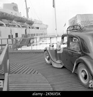 M/S Trelleborg, Bilramp Stock Photo - Alamy