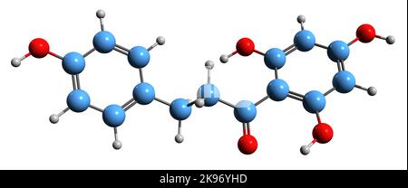 3D image of Phenol skeletal formula - molecular chemical structure of ...