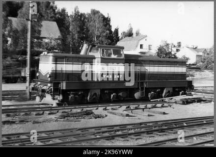 State Railways, SJ T43 247 at Nelhammar station Stock Photo - Alamy