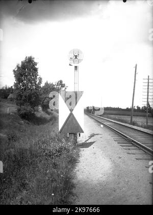 Pre -signal at the cone Stock Photo - Alamy