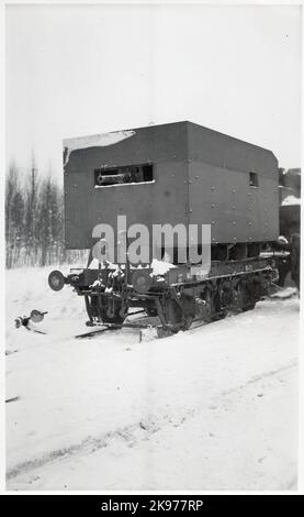 Armor train 2 Boden at the national border. The State Railways, SJ J ...