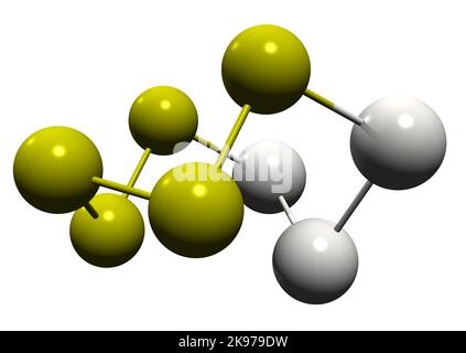 Chemical structure of selenium disulfide, a dandruff shampoo active ...