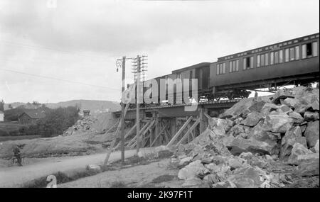 Gothenburg - Borås Railway, GBJ train at Värnamo Station Stock Photo ...