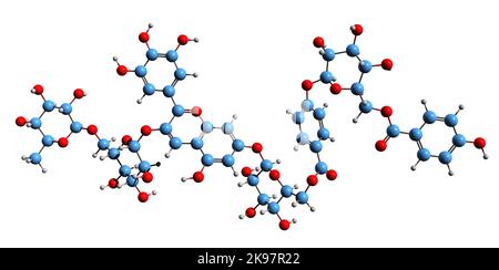 3D image of Virginiamicin skeletal formula - molecular chemical ...