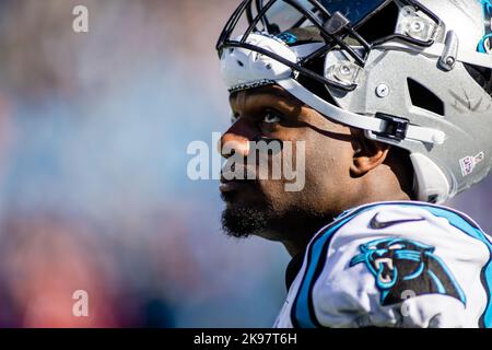 Carolina Panthers defensive end Marquis Haynes (98) runs against the ...