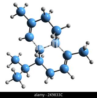3D image of Citronellal skeletal formula - molecular chemical structure ...