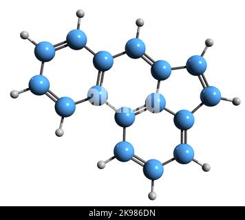 3D image of Benzene skeletal formula - molecular chemical structure of ...