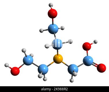 3D image of АМРd buffer skeletal formula - molecular chemical structure ...