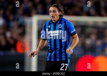 BRUGES, BELGIUM - OCTOBER 26: Casper Nielsen of Club Brugge KV during ...