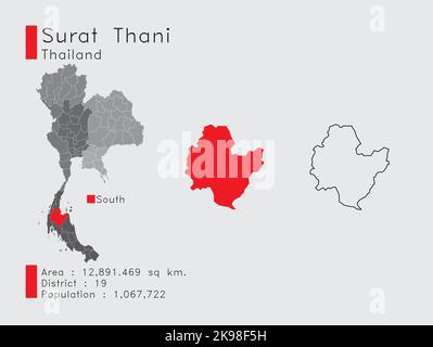 Abstract Surat City Map - Illustration as EPS 10 File Stock Vector ...